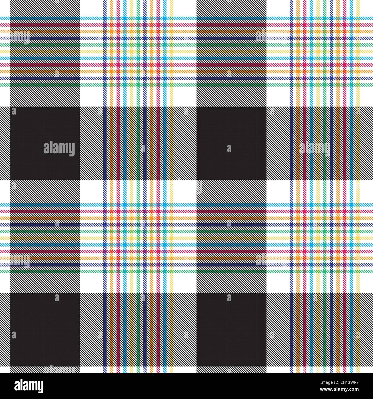 Rainbow Plaid, checkered, tartan seamless pattern suitable for fashion ...