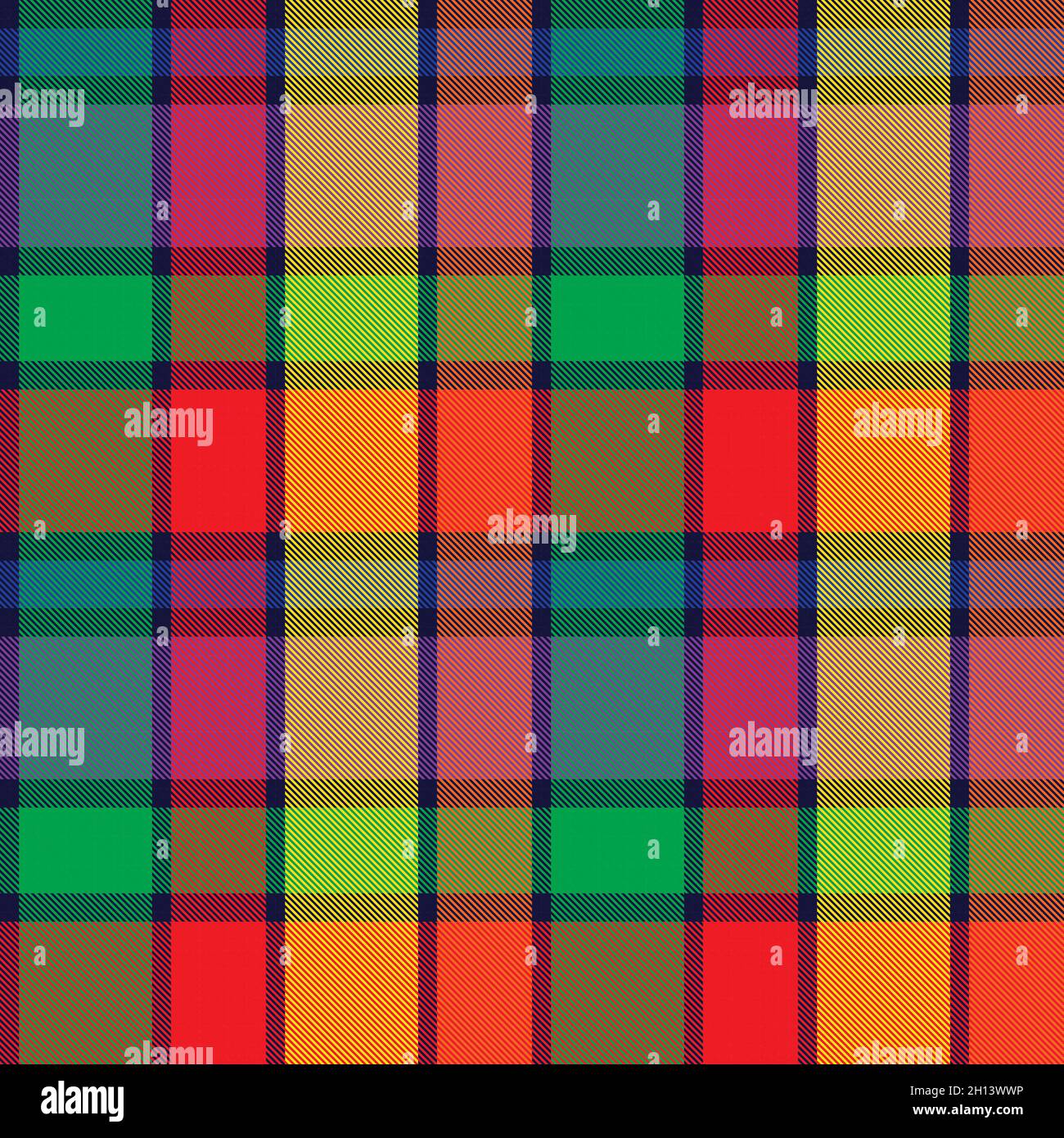Rainbow Plaid, checkered, tartan seamless pattern suitable for fashion ...