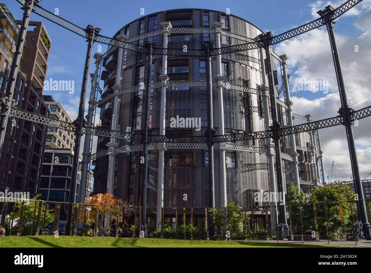 Gasholders Buildings in King's Cross, London, UK, 15 October 2021 Stock ...