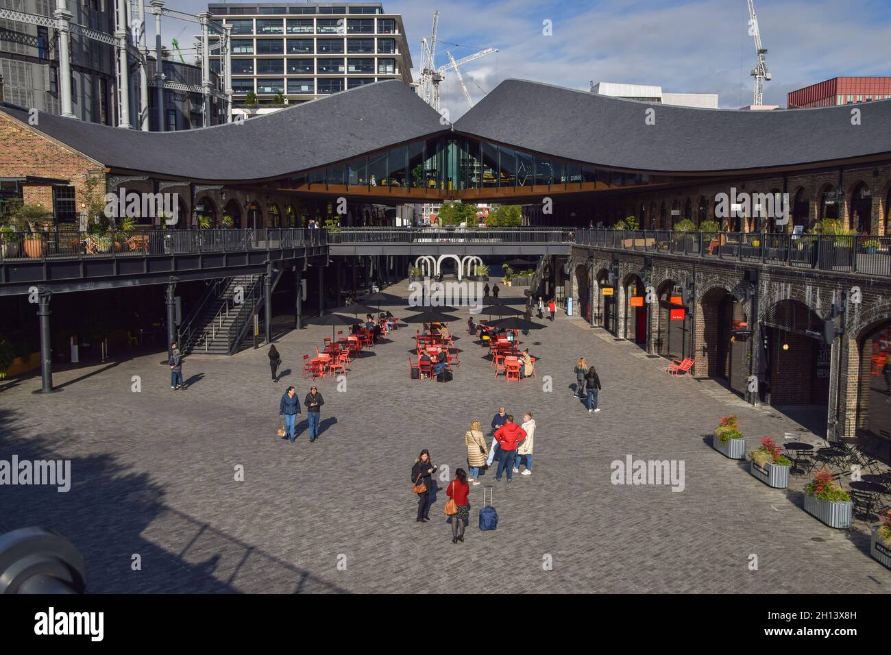 Coal Drops Yard shopping complex in King's Cross. London, UK, 15 ...
