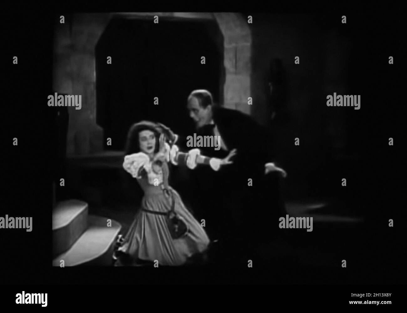 Vintage Phantom of the Opera Lon chaney screen from the film Stock ...