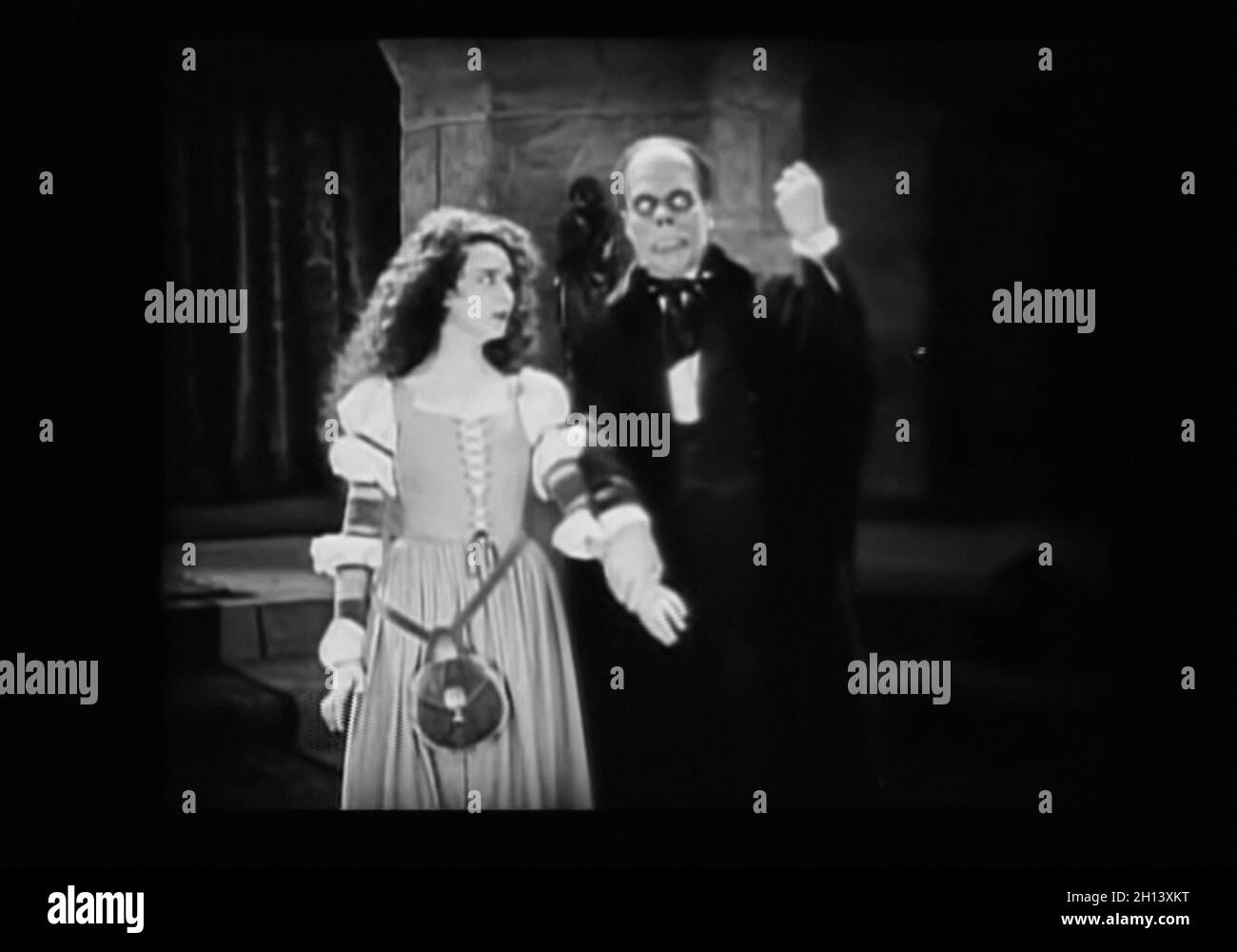 Vintage Phantom of the Opera Lon chaney screen from the film Stock ...