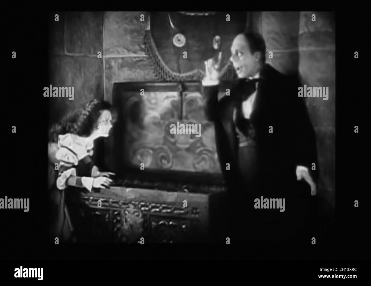 Vintage Phantom of the Opera Lon chaney screen from the film Stock ...