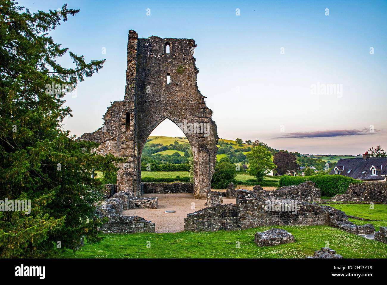 Talley Abbey, Talley, Llandeilo Stock Photo - Alamy