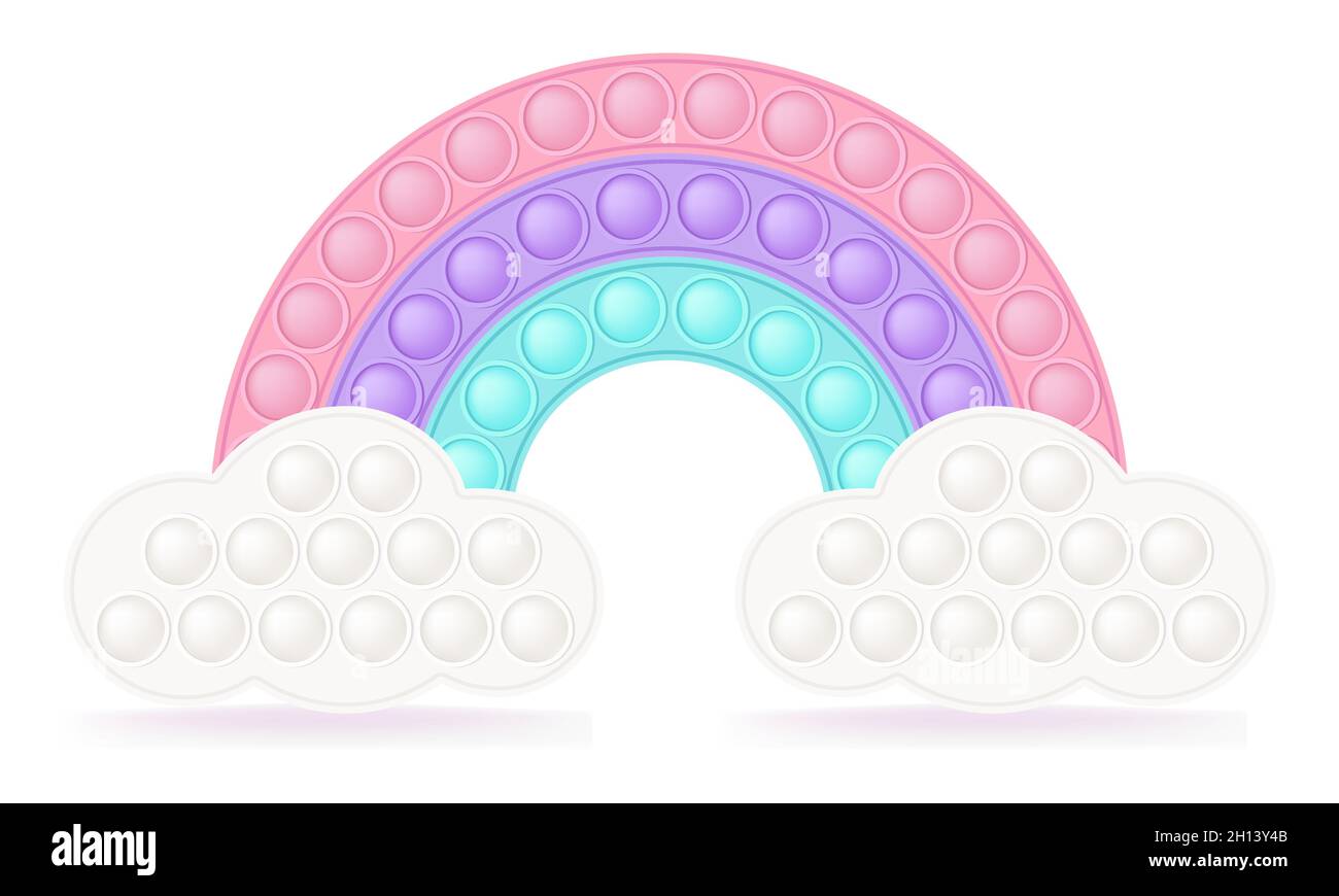 Pop It Fidget Toy Pastel Clipart Set Clip Art, Fidget Toys,, 46% OFF