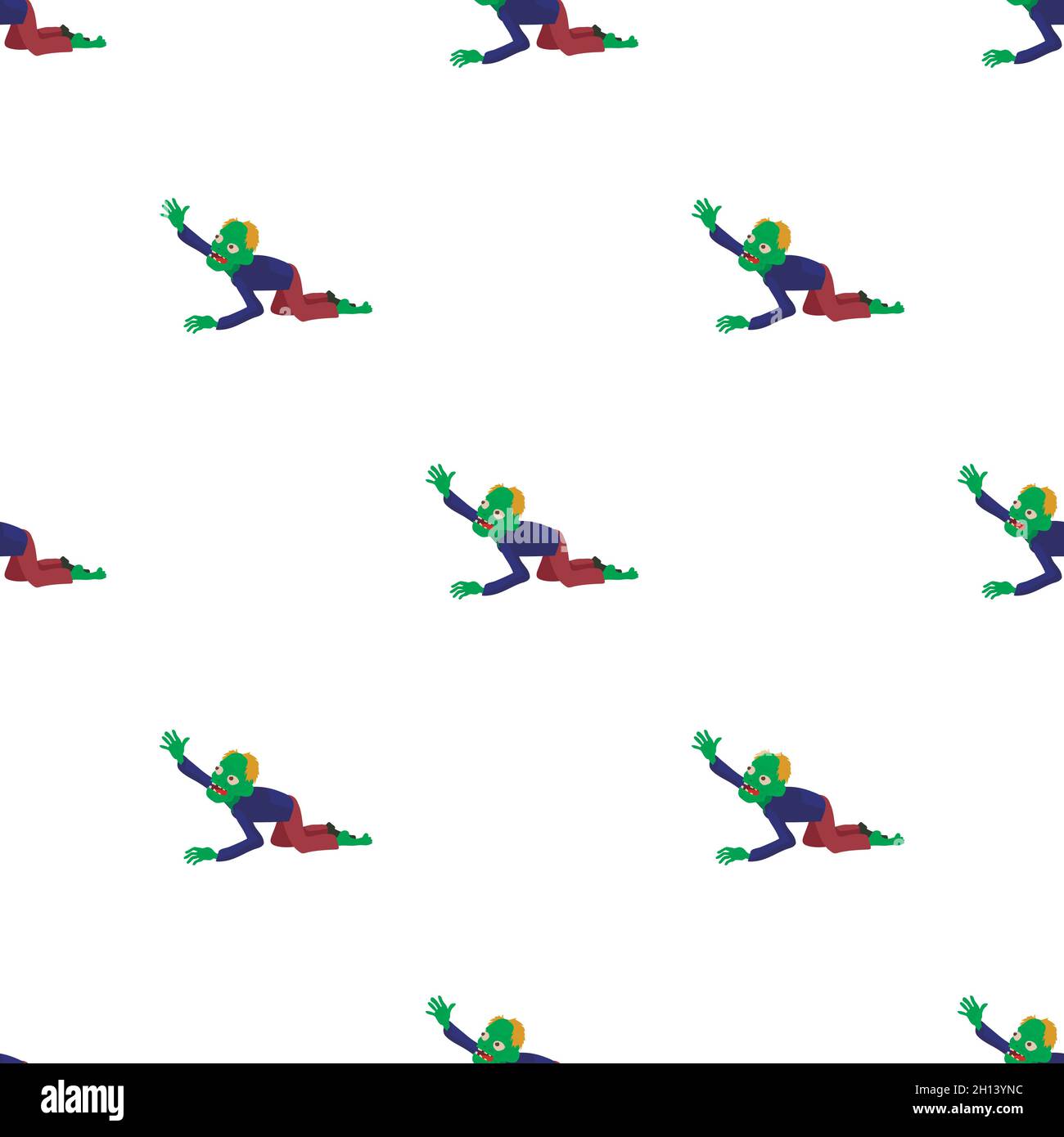 Zombie creeps pattern seamless background texture repeat wallpaper ...