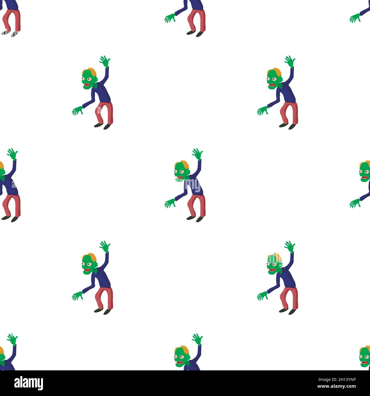 Dancing zombie pattern seamless background texture repeat wallpaper ...
