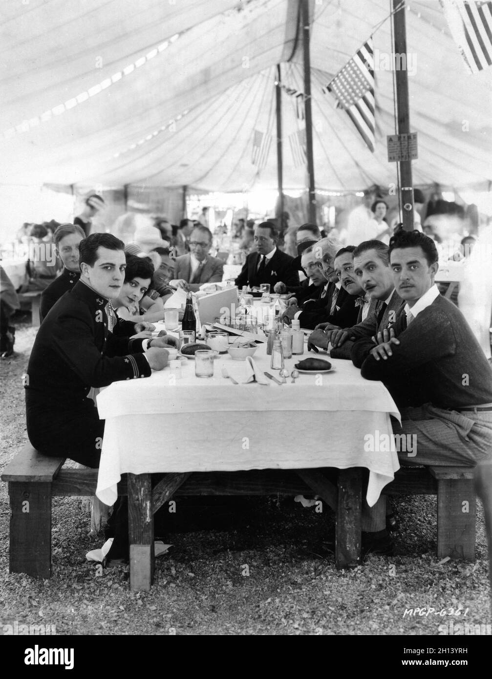 RAMON NOVARRO WESLEY BARRY (both in costume for THE MIDSHIPMAN ...