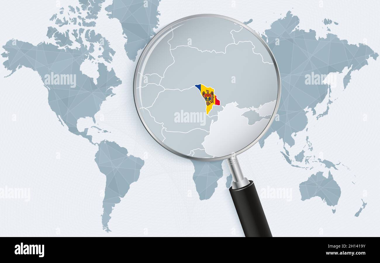 Detailed Political And Administrative Map Of Moldova With Roads Cities ...