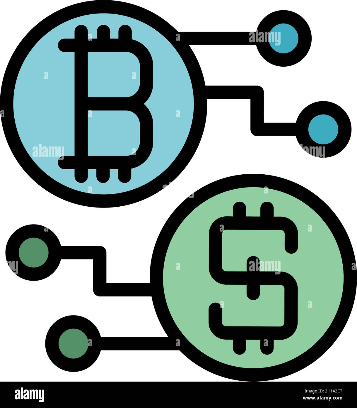 Blockchain network scheme hi-res stock photography and images - Alamy