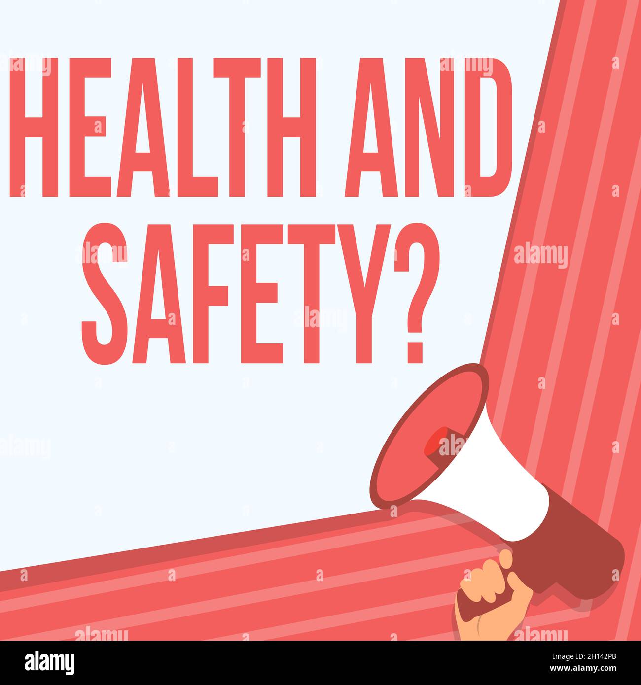 Text showing inspiration Health And Safety Question. Word Written on ...