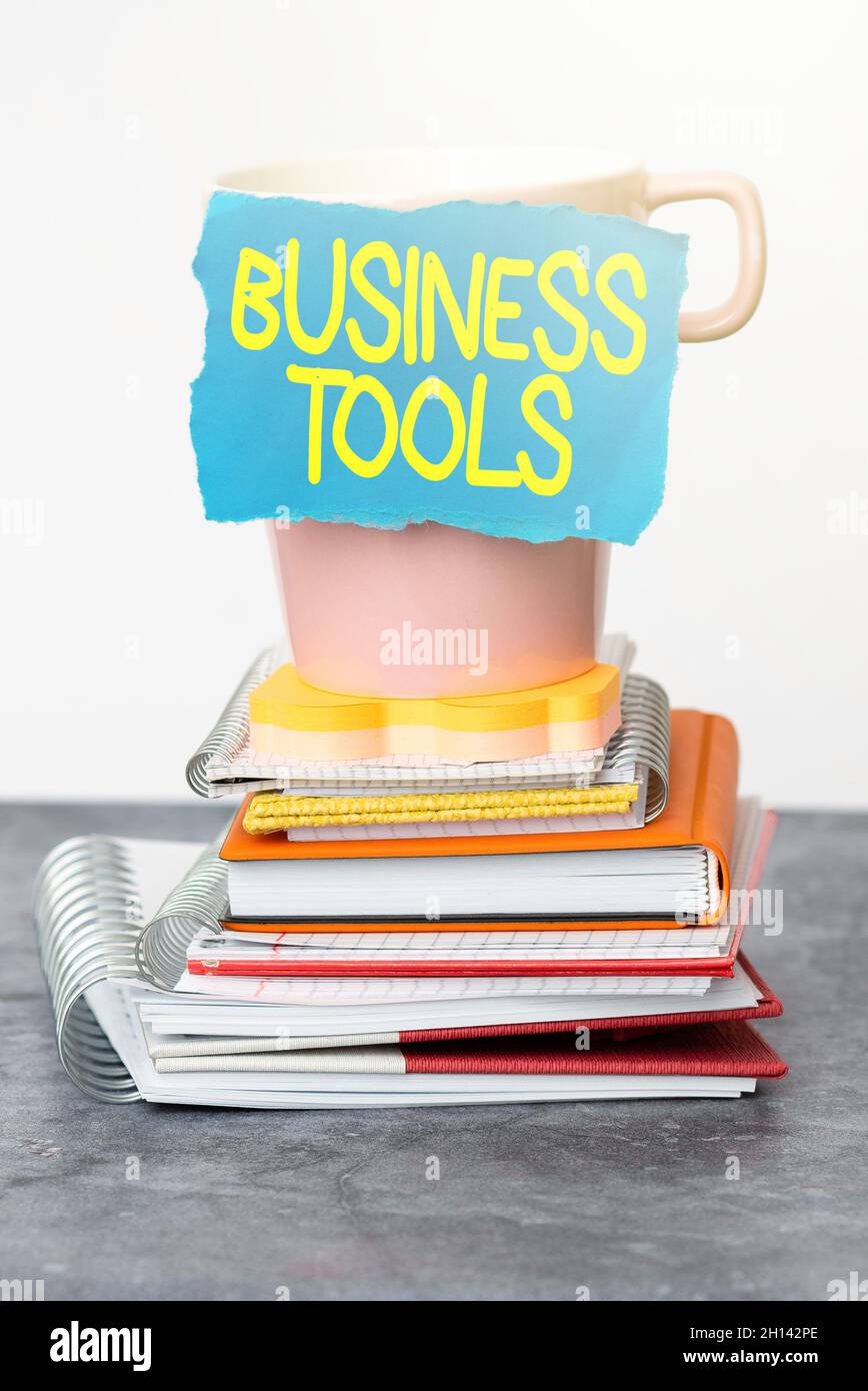 Conceptual caption Business Tools. Word Written on Marketing ...