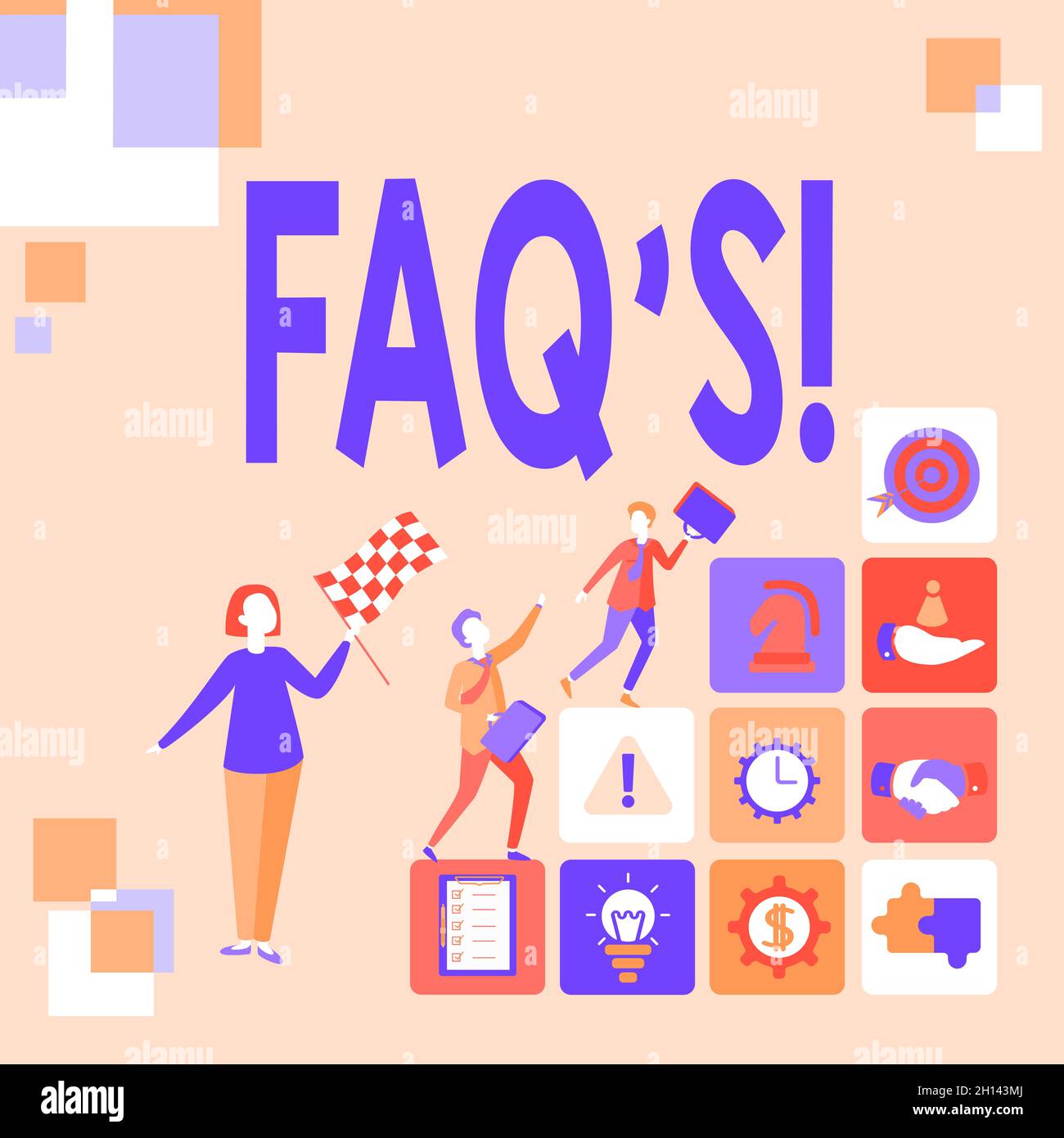 Sign Displaying Faq S Business Showcase List Of Questions And Answers Relating To Particular