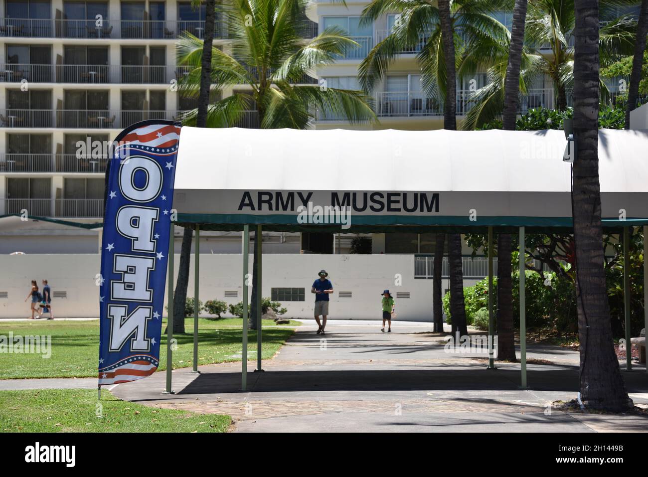 Oahu, HI. U.S.A. 6/9/2021. Fort DeRussy. Constructed Batteries Randolph ...