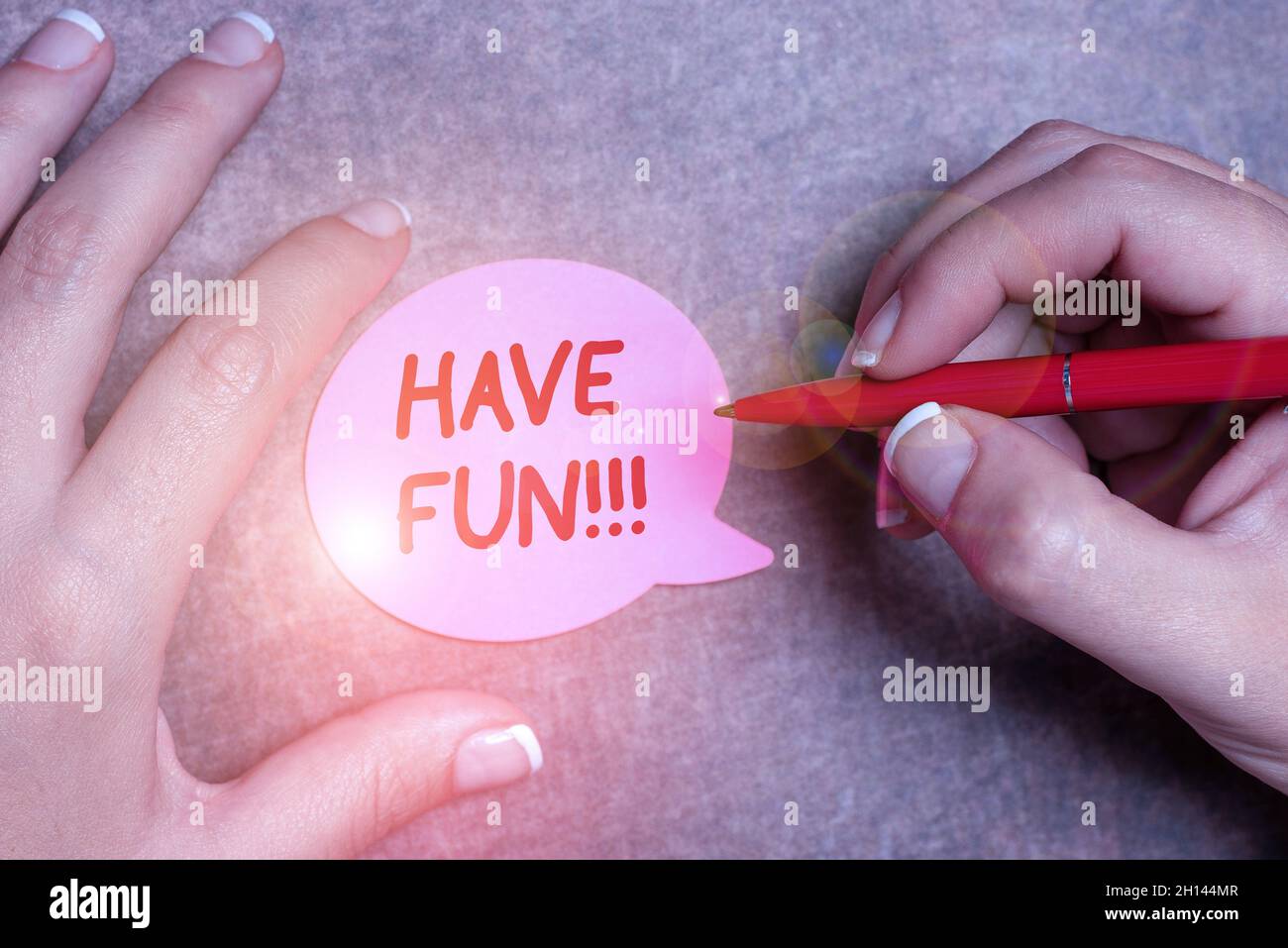 Sign displaying Have Fun. Business overview wish somebody good and ...