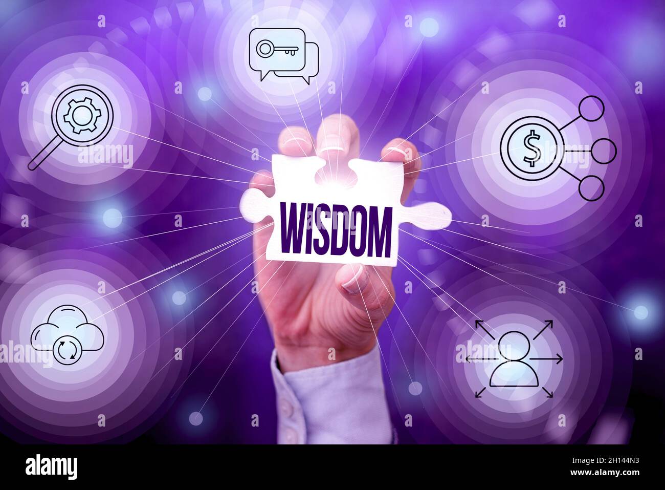 Conceptual caption Wisdom. Business approach quality having experience ...