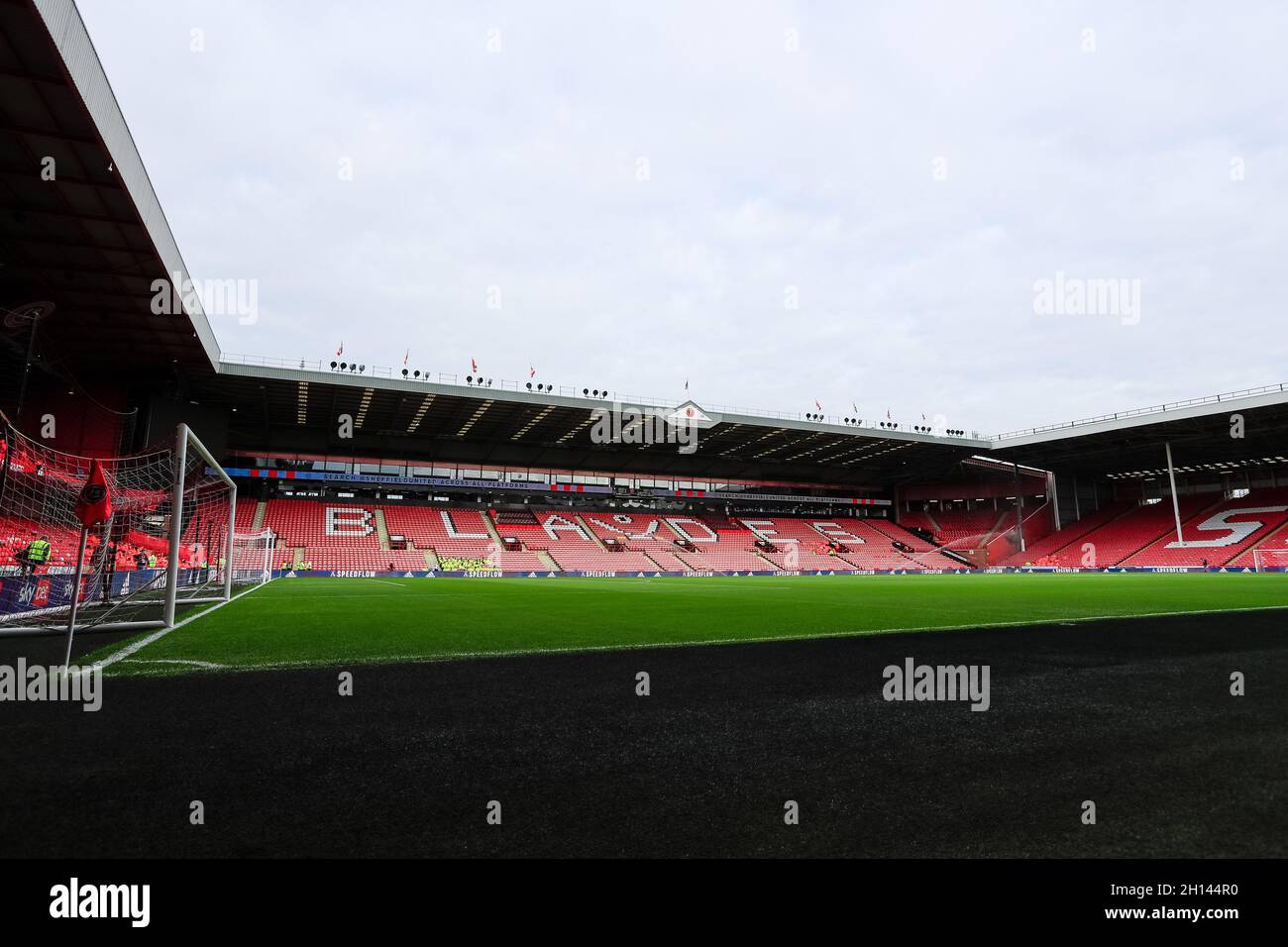 General view inside Bramall Lane Stadium ahead of the game Stock Photo ...