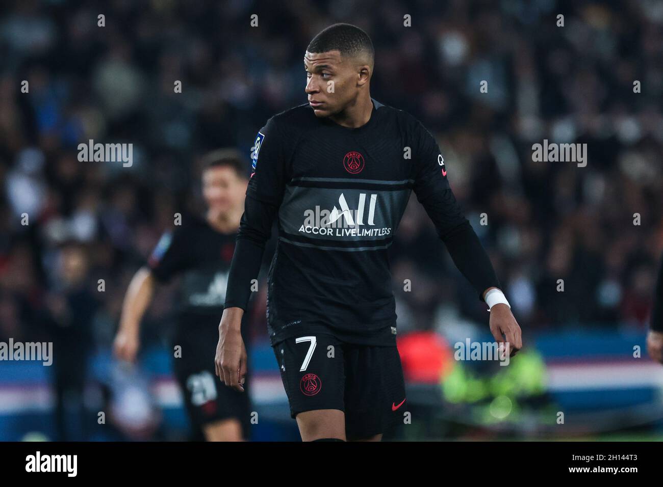 Kylian Mbappe of PSG during the French championship Ligue 1 football ...