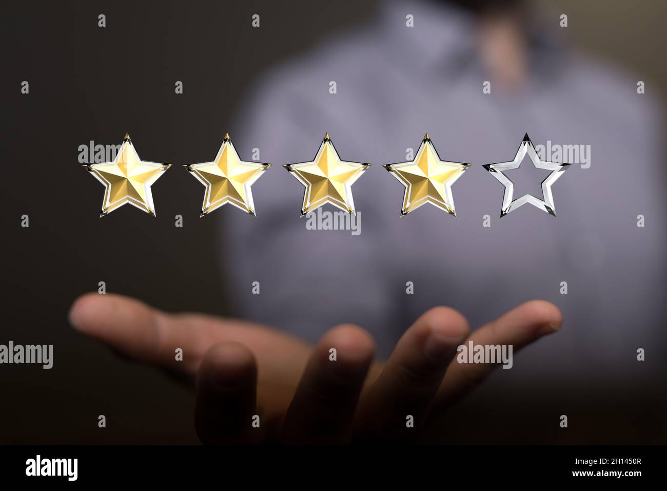 Five star review box hi-res stock photography and images - Alamy