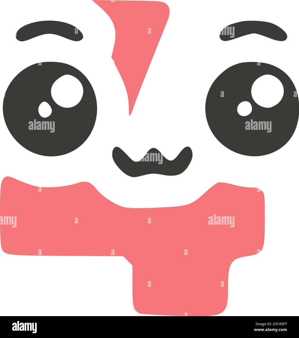 Number 4 cute kawaii character, funny emoticon vector clip art Stock ...