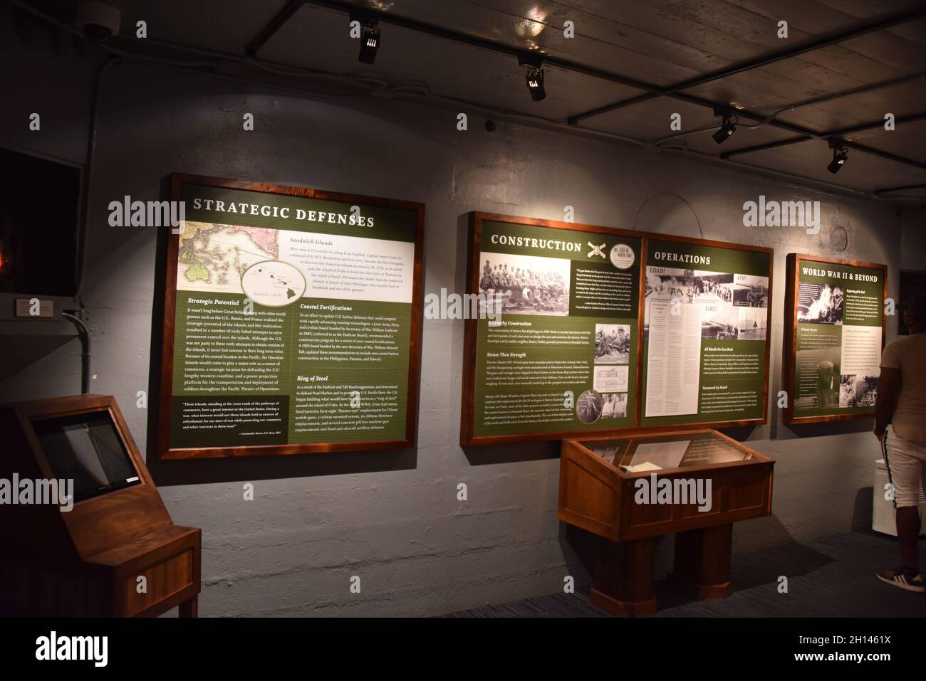 Oahu, HI. U.S.A. 6/9/2021. Fort DeRussy. Constructed Batteries Randolph ...