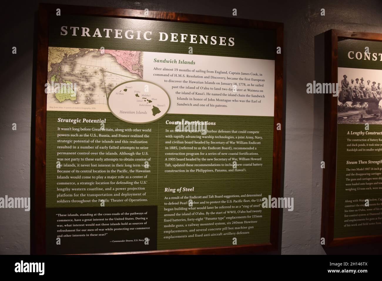 Oahu, HI. U.S.A. 6/9/2021. Fort DeRussy. Constructed Batteries Randolph ...