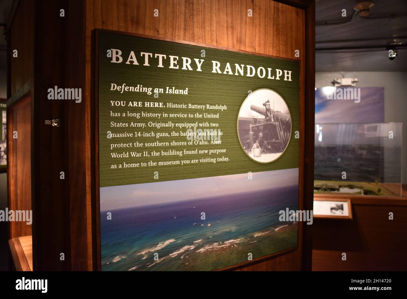 Oahu, HI. U.S.A. 6/9/2021. Fort DeRussy. Constructed Batteries Randolph ...