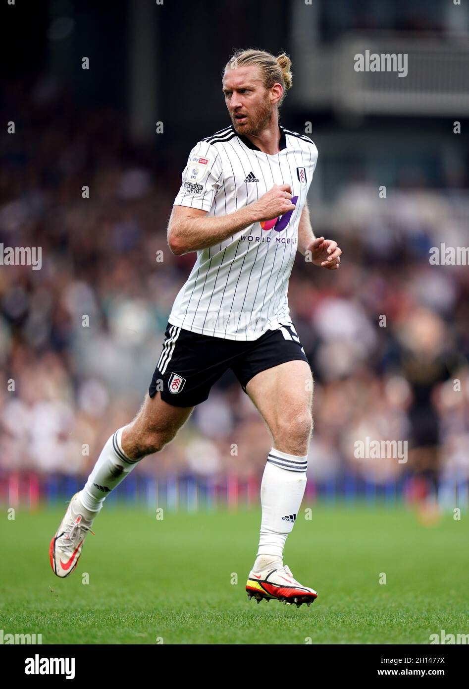 Fulham's Tim Ream during the Sky Bet Championship match at Craven ...