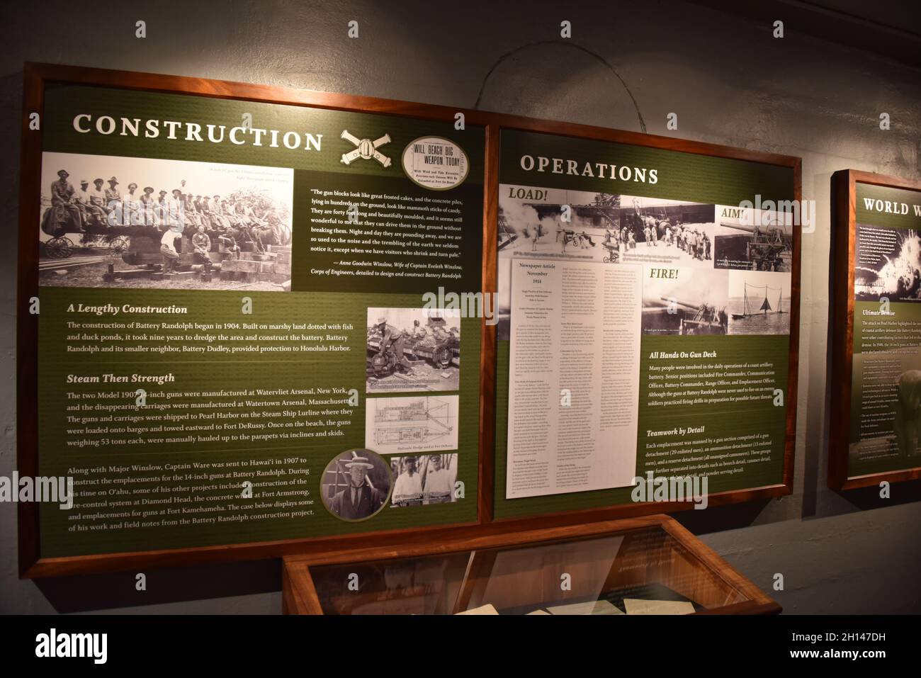 Oahu, HI. U.S.A. 6/9/2021. Fort DeRussy. Constructed Batteries Randolph ...