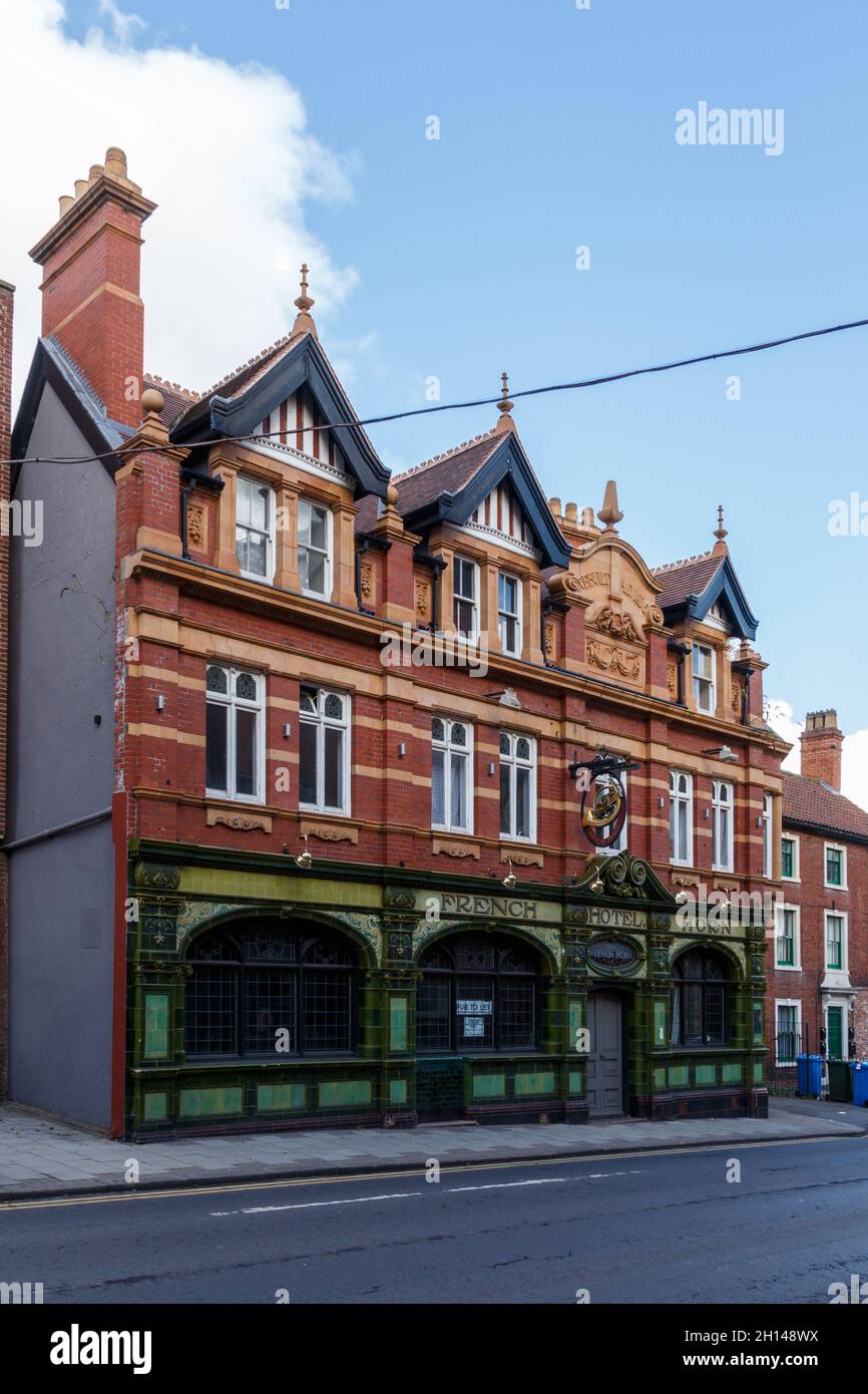 The French Horn Hotel, Worksop Stock Photo - Alamy