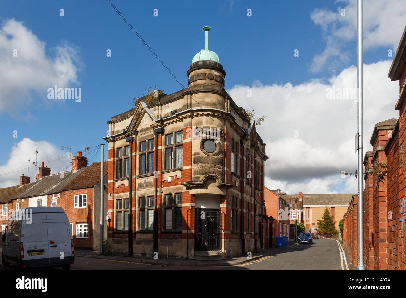 The former gas offices, Worksop Stock Photo - Alamy