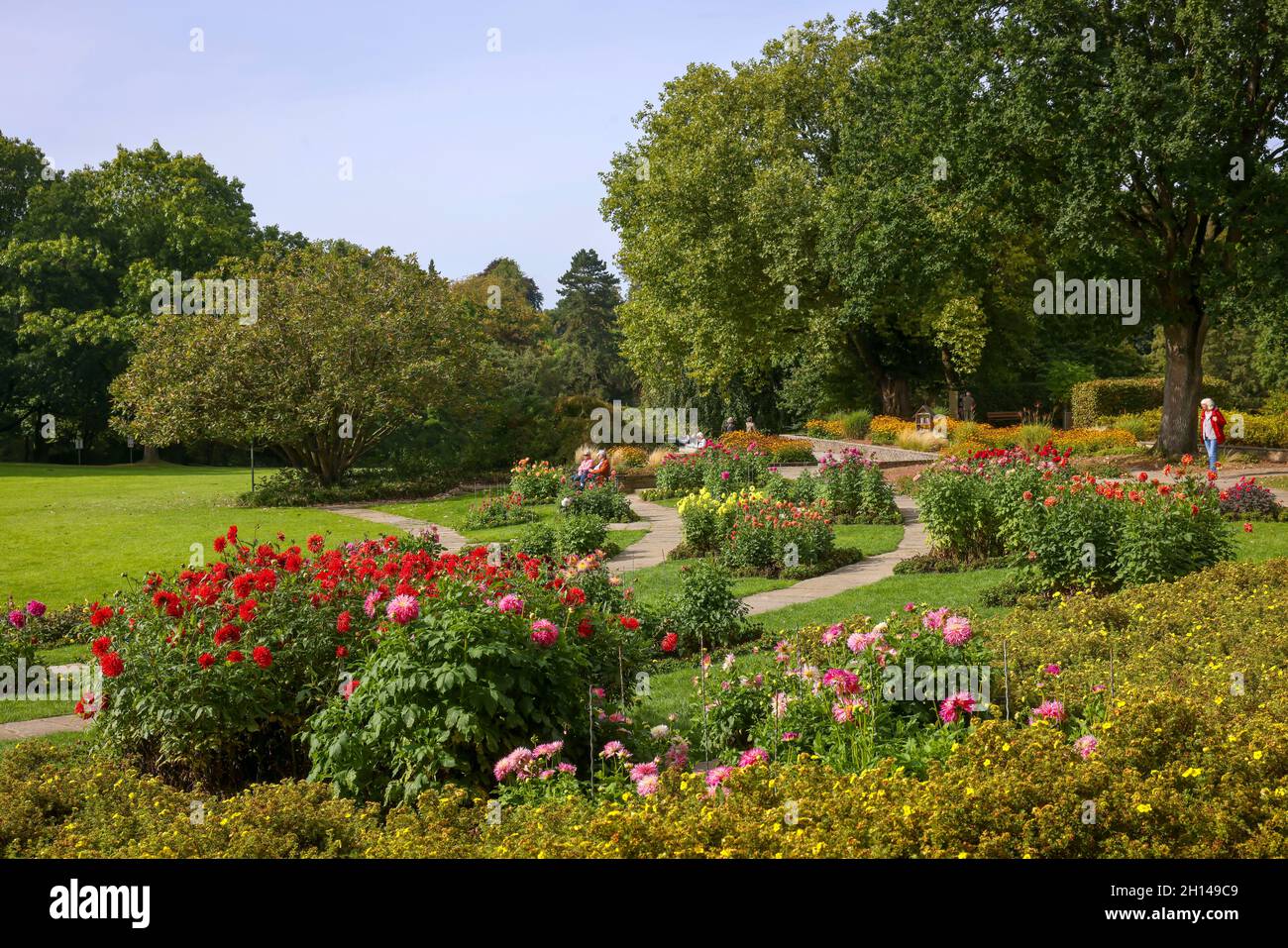 Essen, North Rhine-Westphalia, Germany - Grugapark, a park in Essen ...