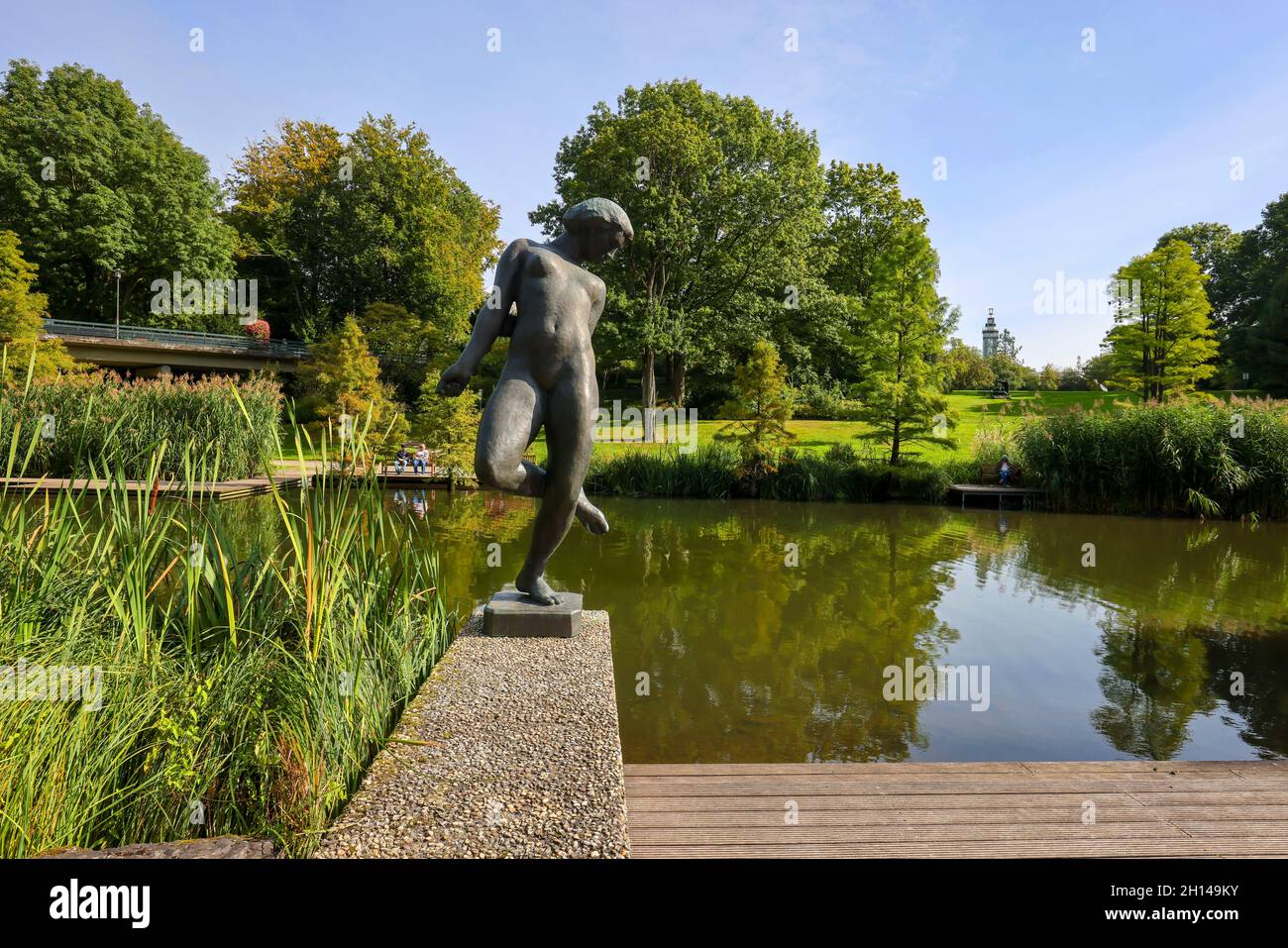 Essen, North Rhine-Westphalia, Germany - Grugapark, a park in Essen ...