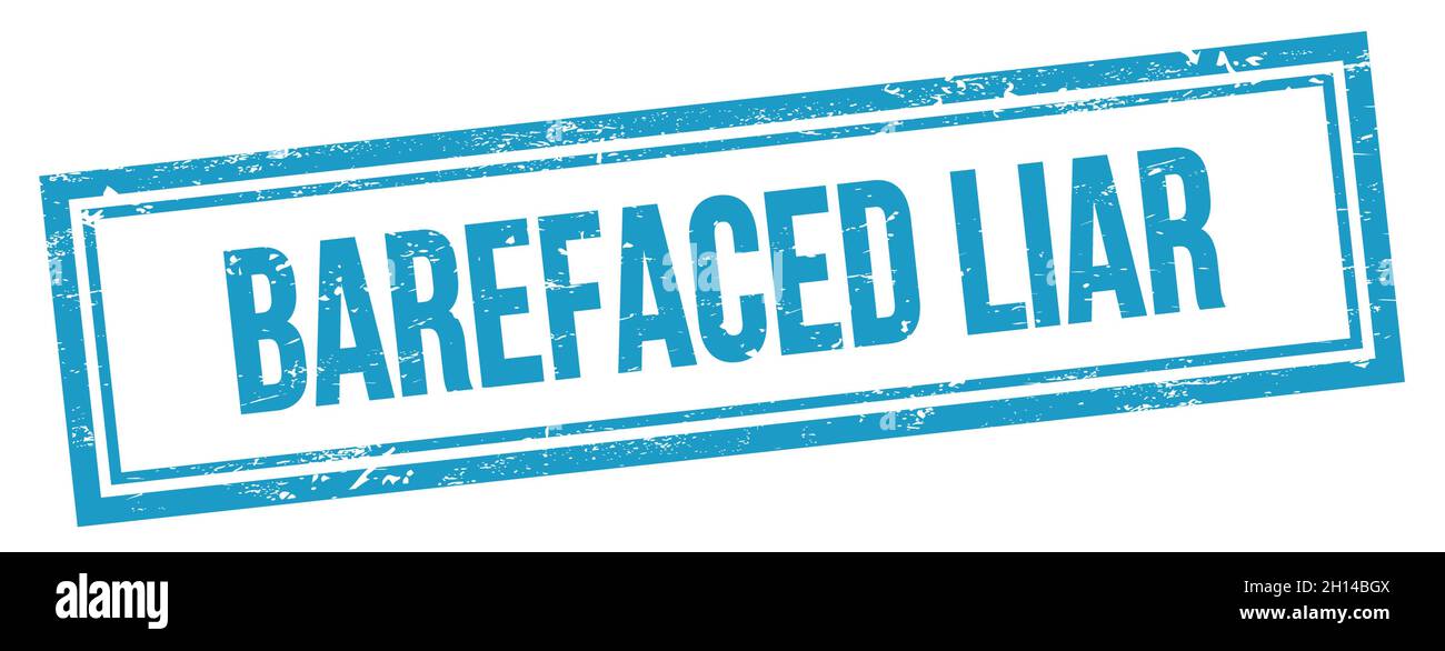 Barefaced liar stamp hi-res stock photography and images - Alamy