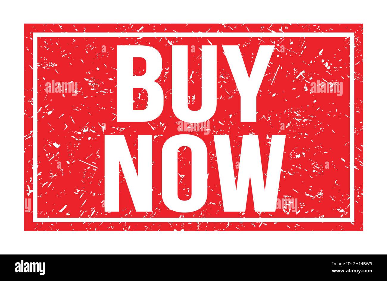 BUY NOW, words written on red rectangle stamp sign Stock Photo - Alamy