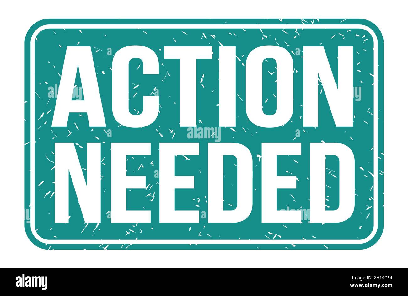 Action needed stamp hi-res stock photography and images - Alamy