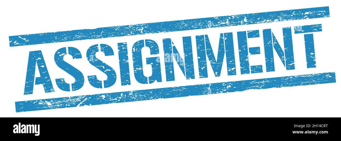 The word assignment Cut Out Stock Images & Pictures - Alamy