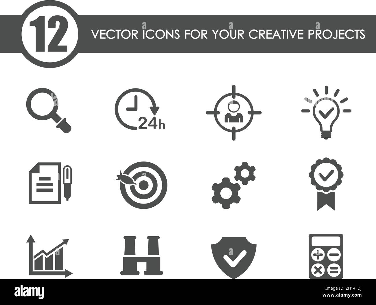 data analytics vector icons Stock Vector Image & Art - Alamy