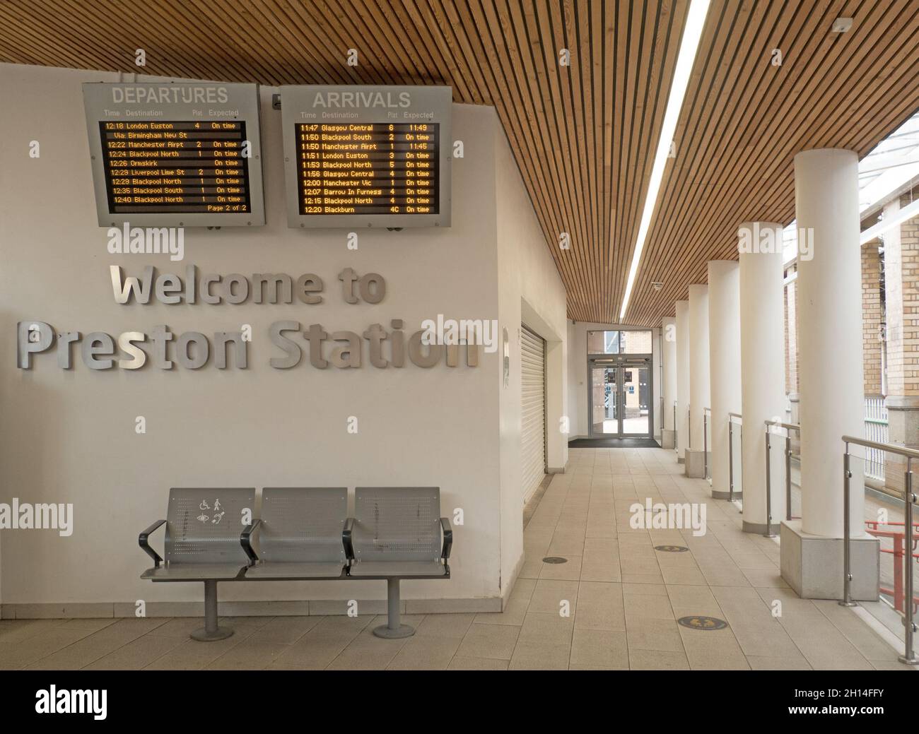 Preston Station Butler Street entrance Stock Photo - Alamy