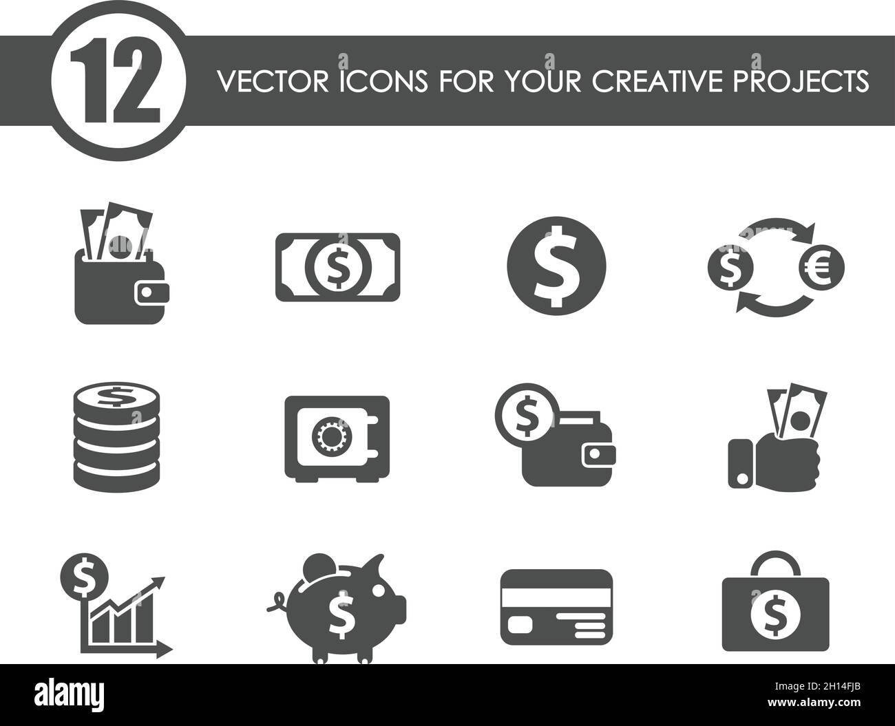 finance vector icons Stock Vector Image & Art - Alamy