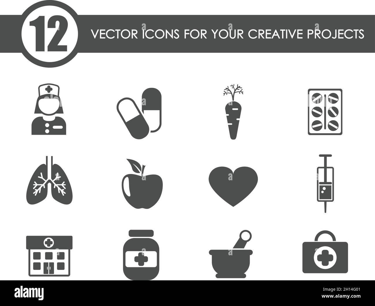 healthcare vector icons Stock Vector Image & Art - Alamy