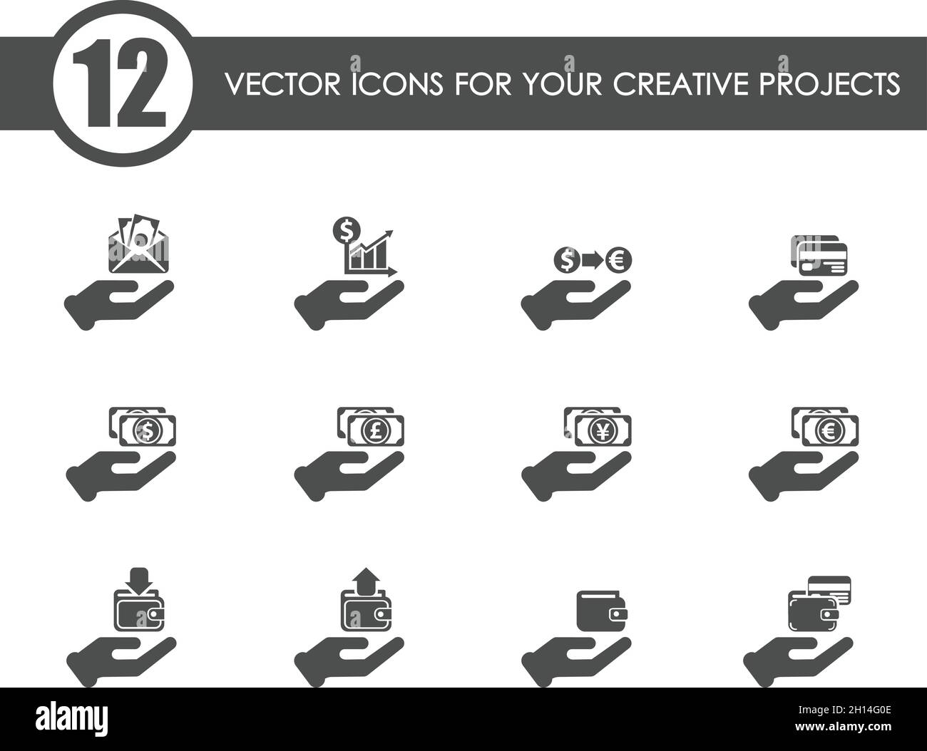 Envelope money vector dollar Black and White Stock Photos & Images - Alamy