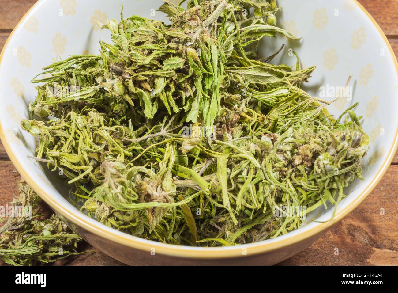 Dried cannabis leaves hi-res stock photography and images - Alamy