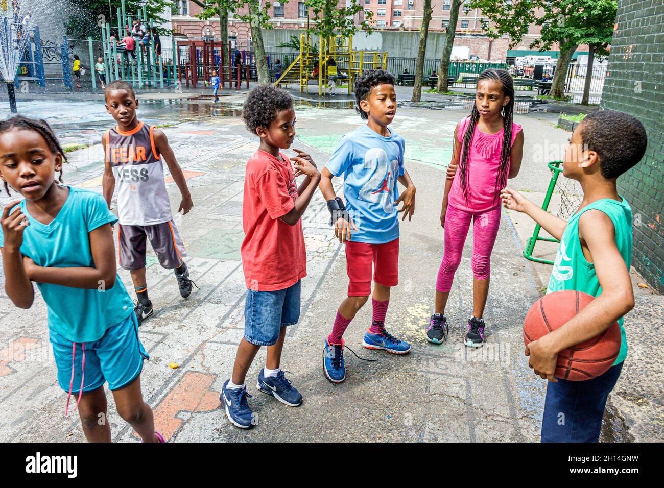 Children At The Playground