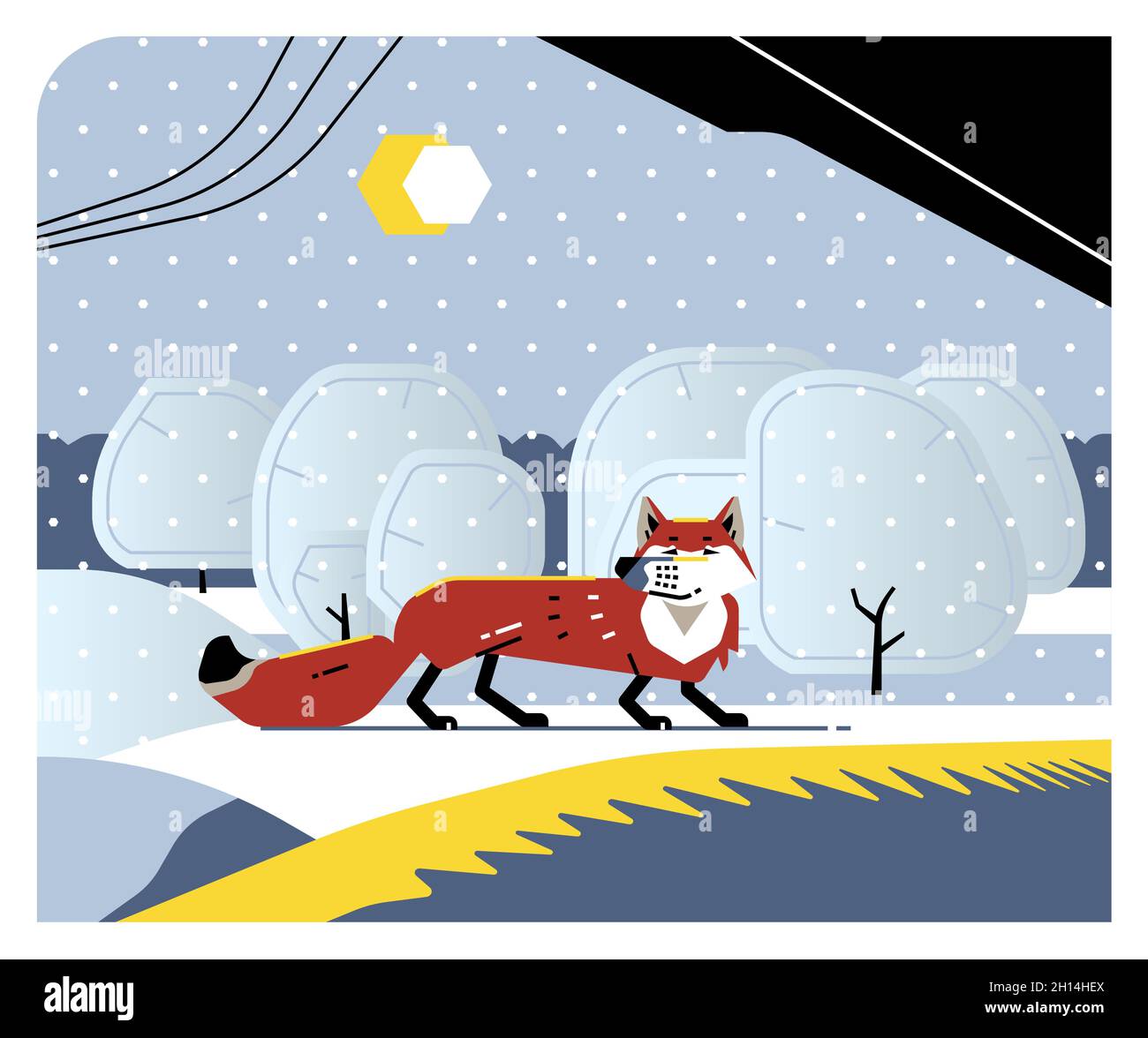 Fox cartoon Cut Out Stock Images & Pictures - Alamy