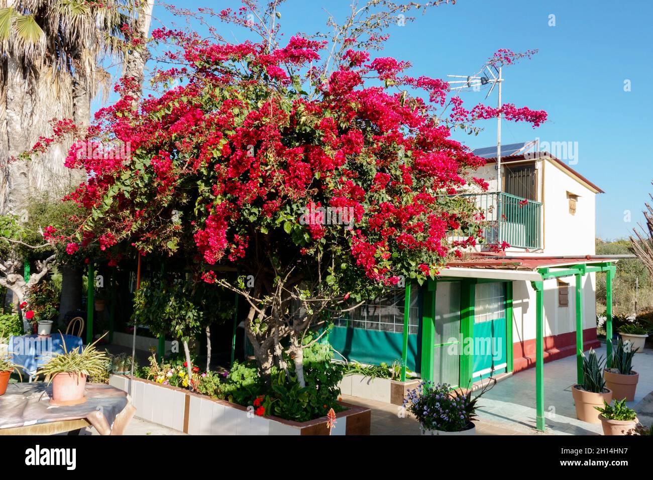 Spring Valencia Spain beach house Spring Spain Stock Photo - Alamy