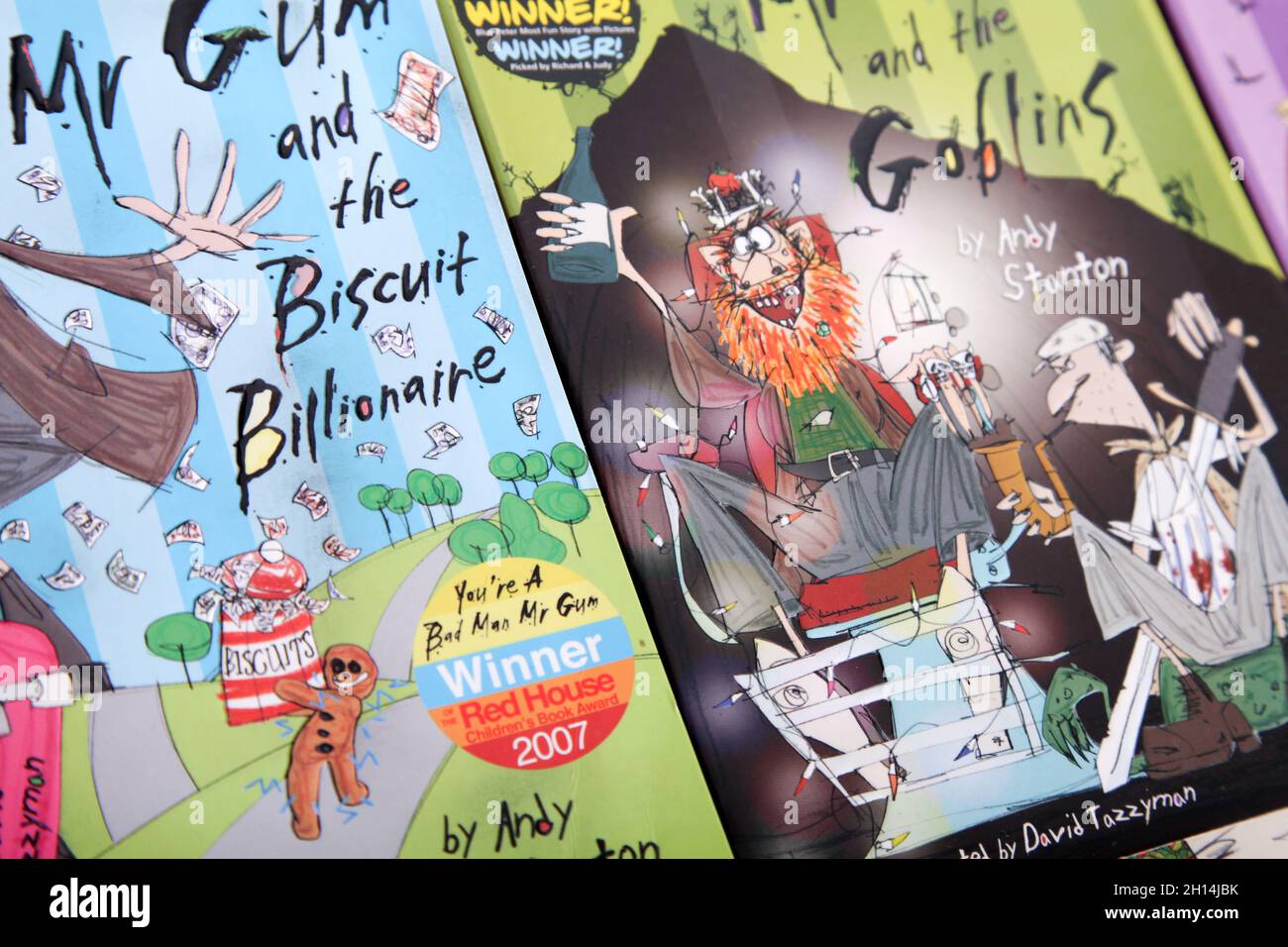 A collection of Mr Gum books by Andy Stanton, illustrated by David ...