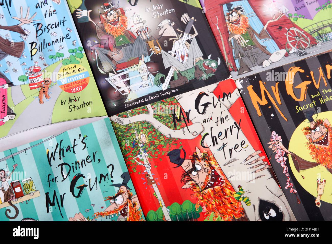 A collection of Mr Gum books by Andy Stanton, illustrated by David ...