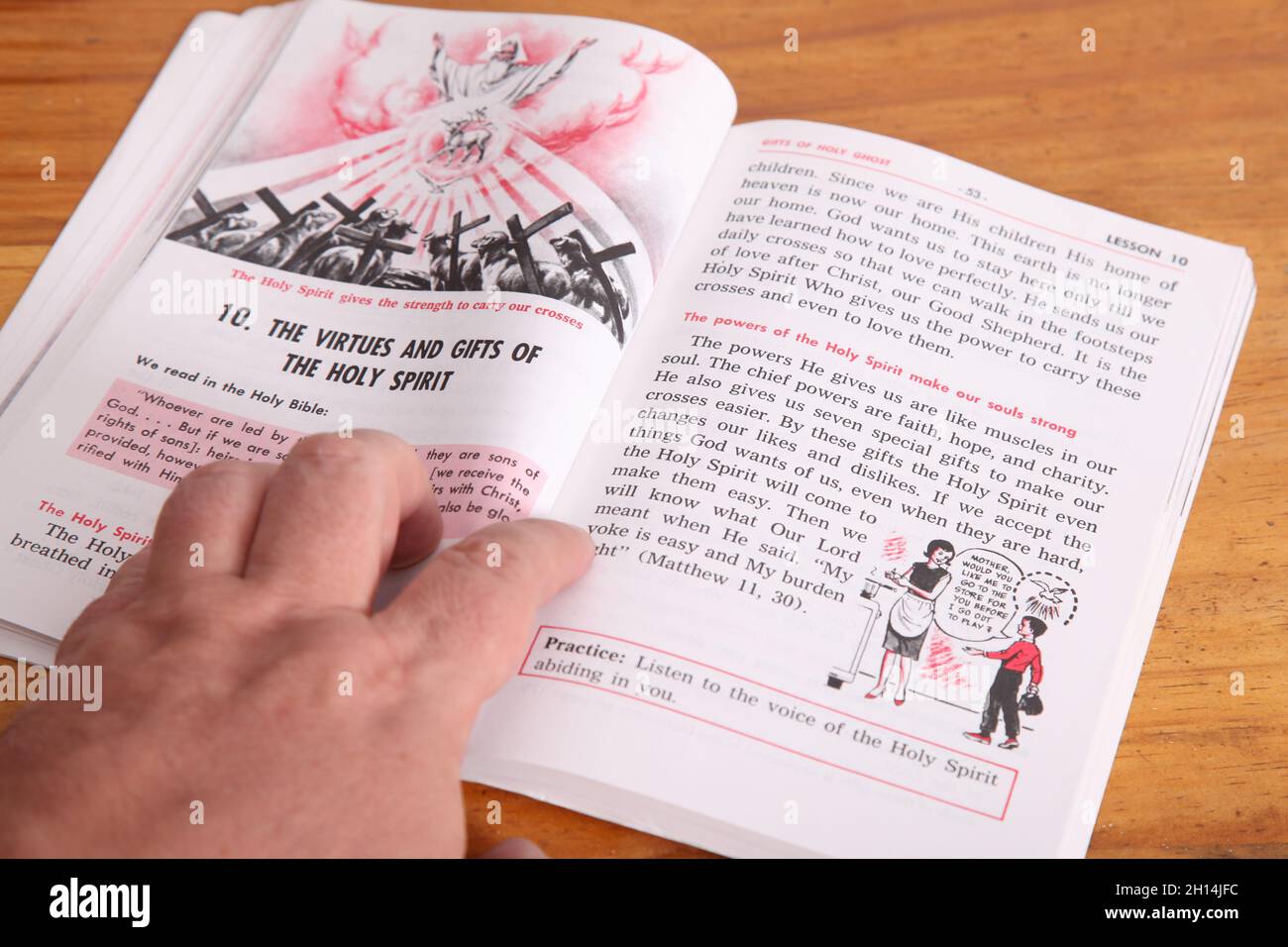 Man reading 'The Virtues and Gifts of the Holy Spirit' Baltimore ...