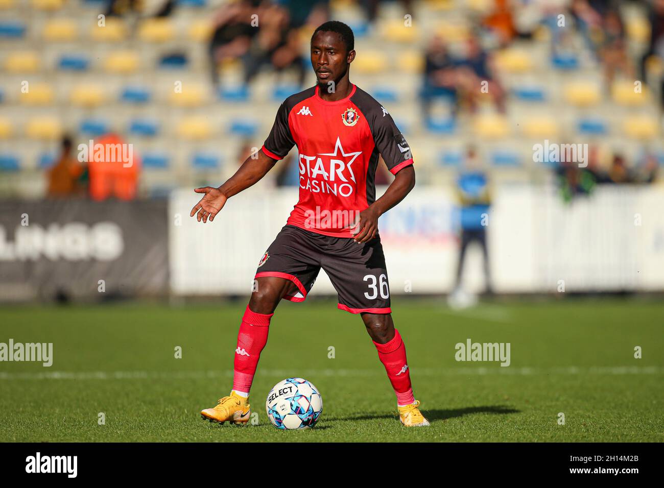 BRUSSEL, BELGIUM - OCTOBER 16: Ablie Jallow of RFC Seraing during the ...